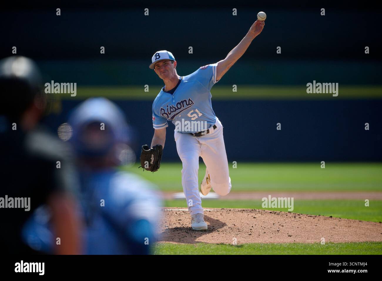 Buffalo Bisons pitcher Easton Lucas (51) during an MiLB International ...