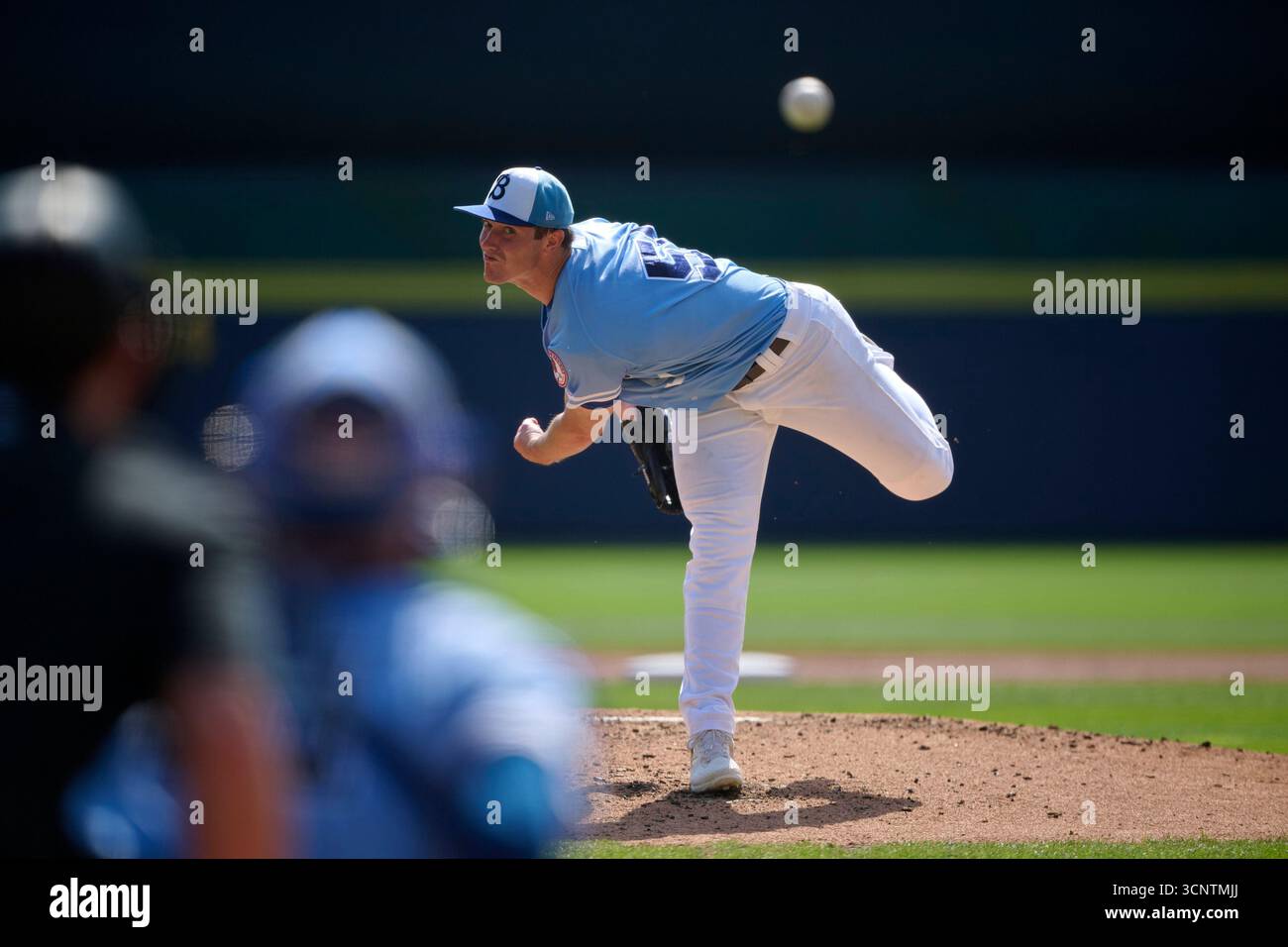 Buffalo Bisons pitcher Easton Lucas (51) during an MiLB International ...