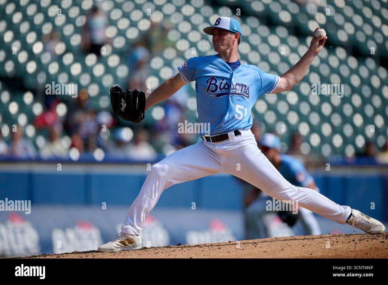 Buffalo Bisons pitcher Easton Lucas (51) during an MiLB International ...