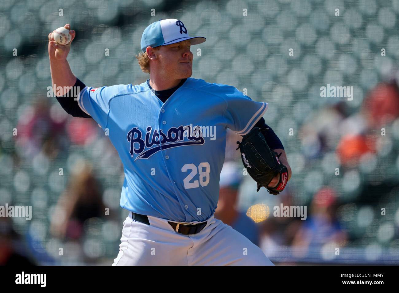 Buffalo Bisons pitcher Paxton Schultz (28) during an MiLB International ...