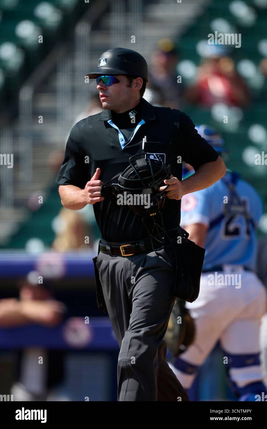 Umpire Charlie Welling during an MiLB International League baseball ...