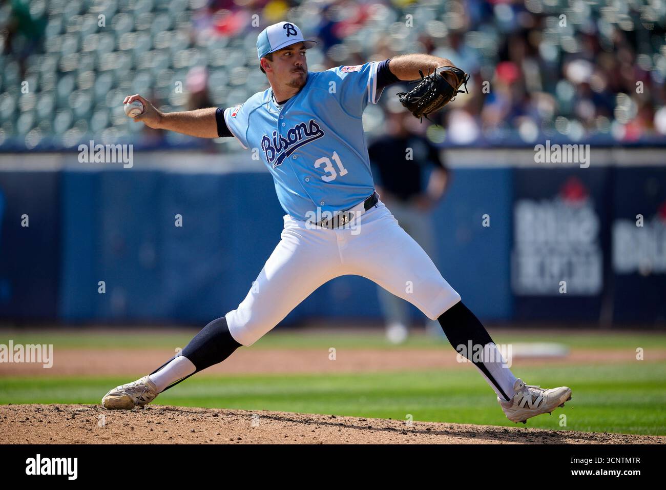 Buffalo Bisons pitcher Ryan Jennings (31) during an MiLB International ...
