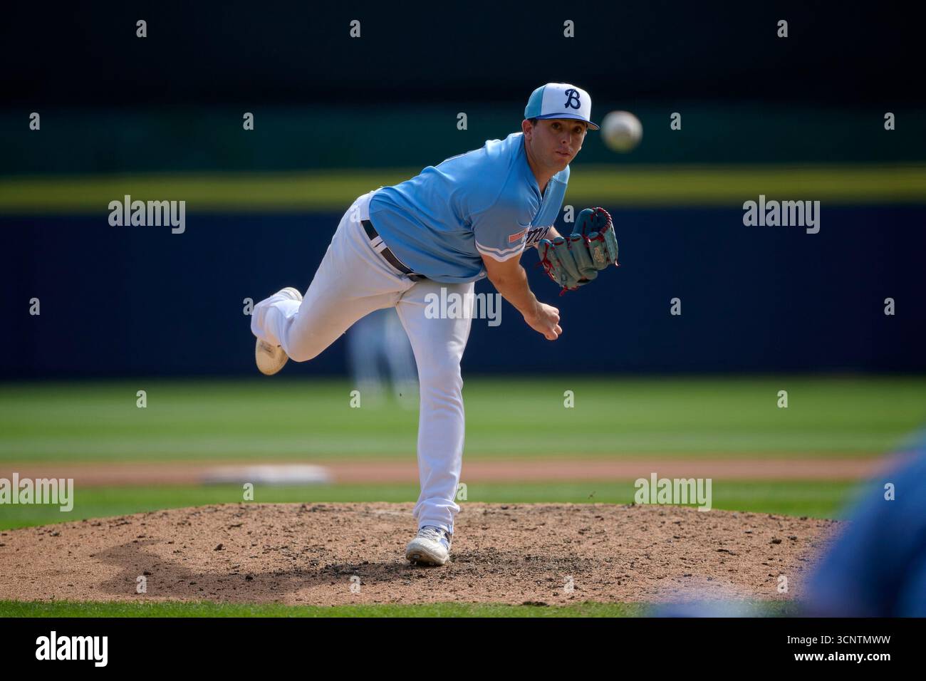 Buffalo Bisons pitcher Andrew Bash (8) during an MiLB International ...