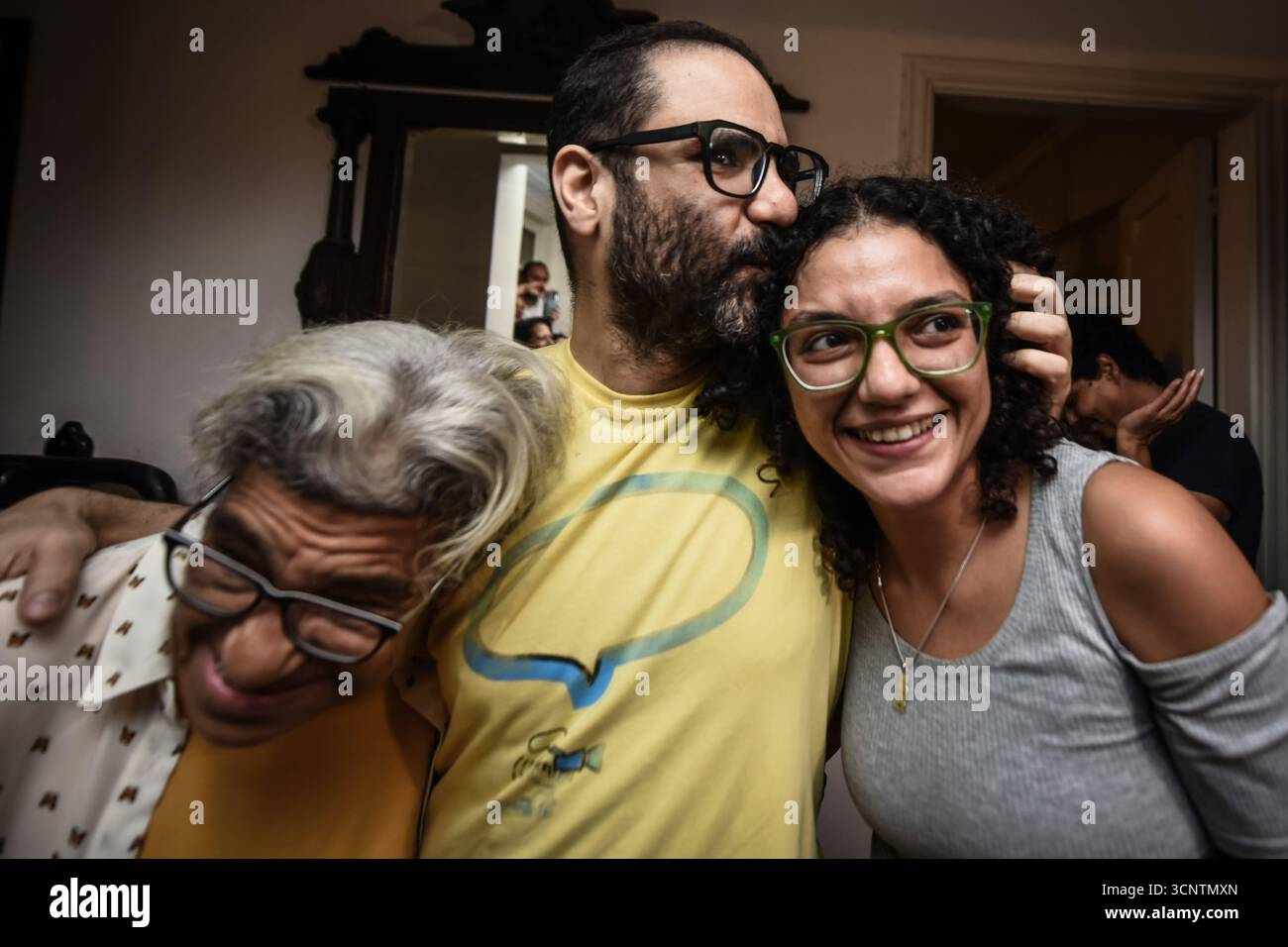 23 September 2025, Egypt, Cairo: Egyptian-British activist Alaa Abd El ...