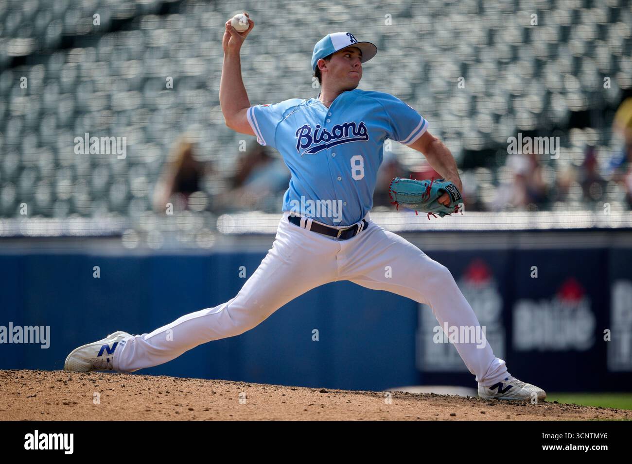 Buffalo Bisons pitcher Andrew Bash (8) during an MiLB International ...