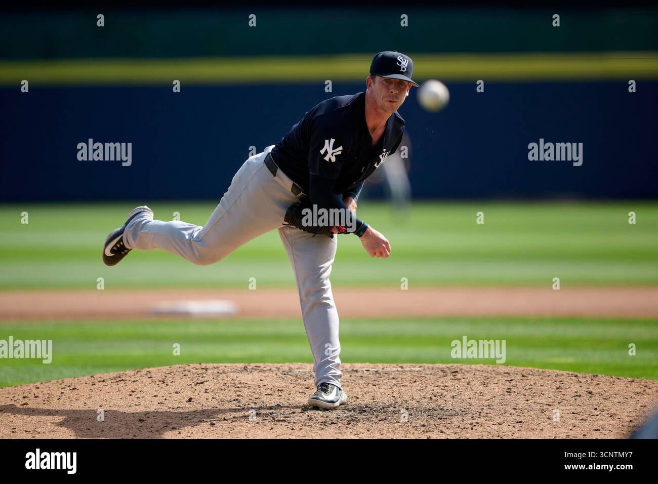 Scranton/Wilkes-Barre RailRiders pitcher Ian Hamilton (71) during an ...