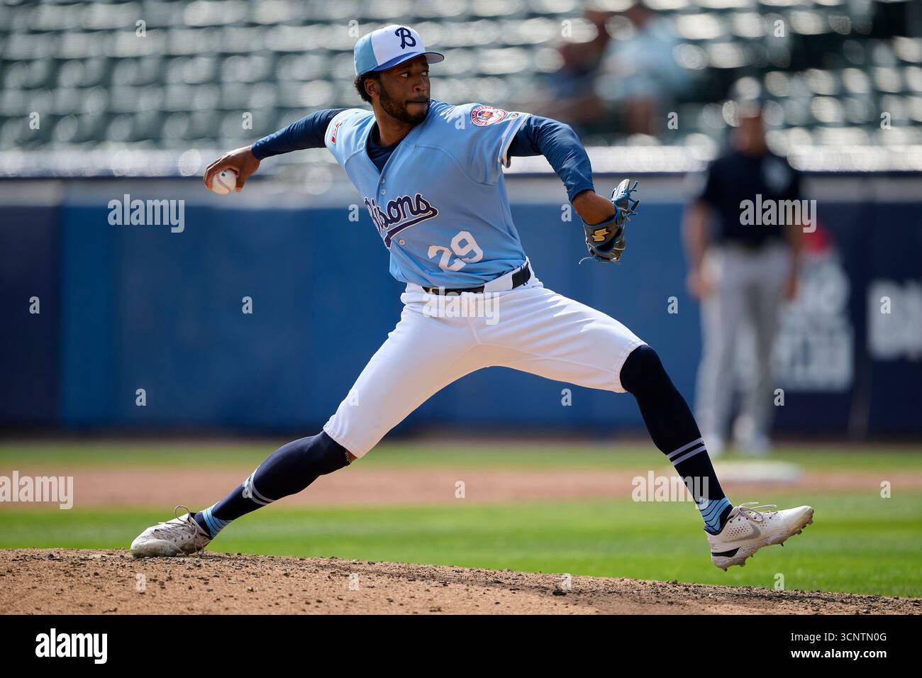 Buffalo Bisons pitcher Dillon Tate (29) during an MiLB International ...