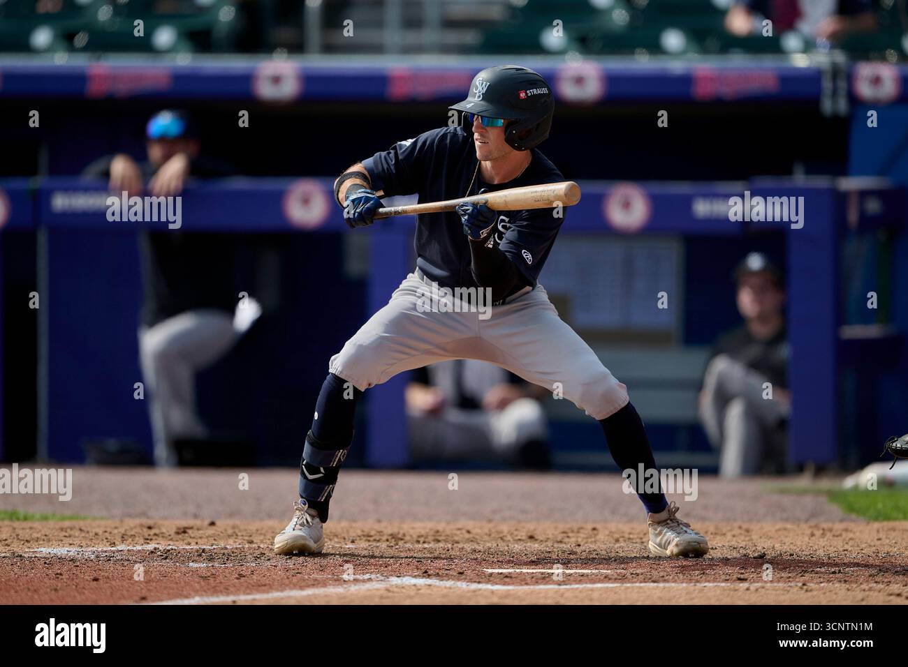 Scranton/Wilkes-Barre RailRiders Duke Ellis (4) bunts during an MiLB ...