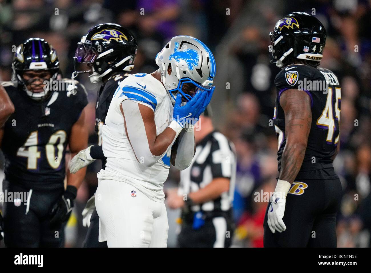 Detroit Lions running back David Montgomery celebrates a touchdown ...
