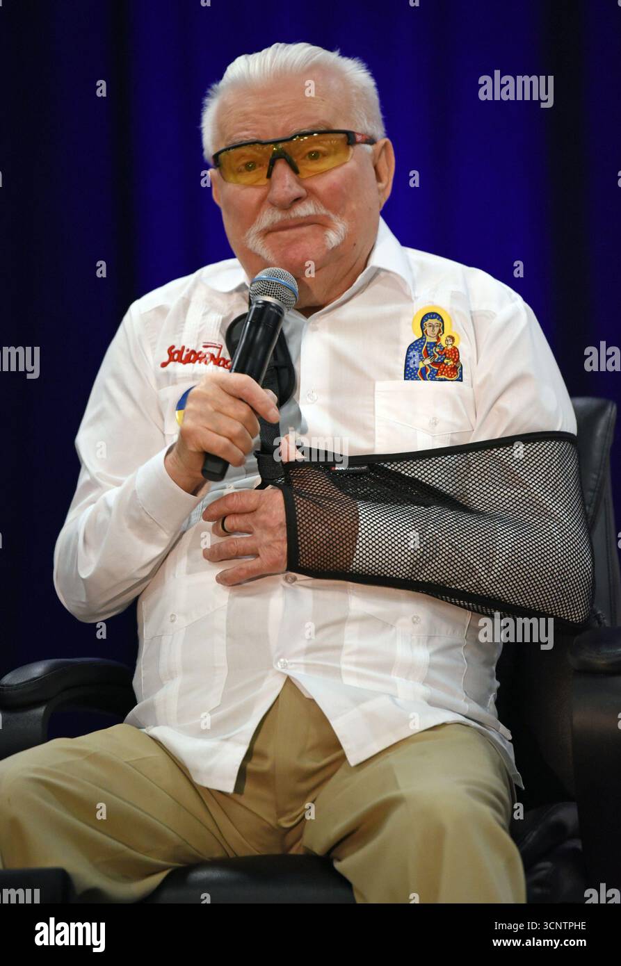 Lech Walesa at a public appearance for An Evening with Former Polish ...