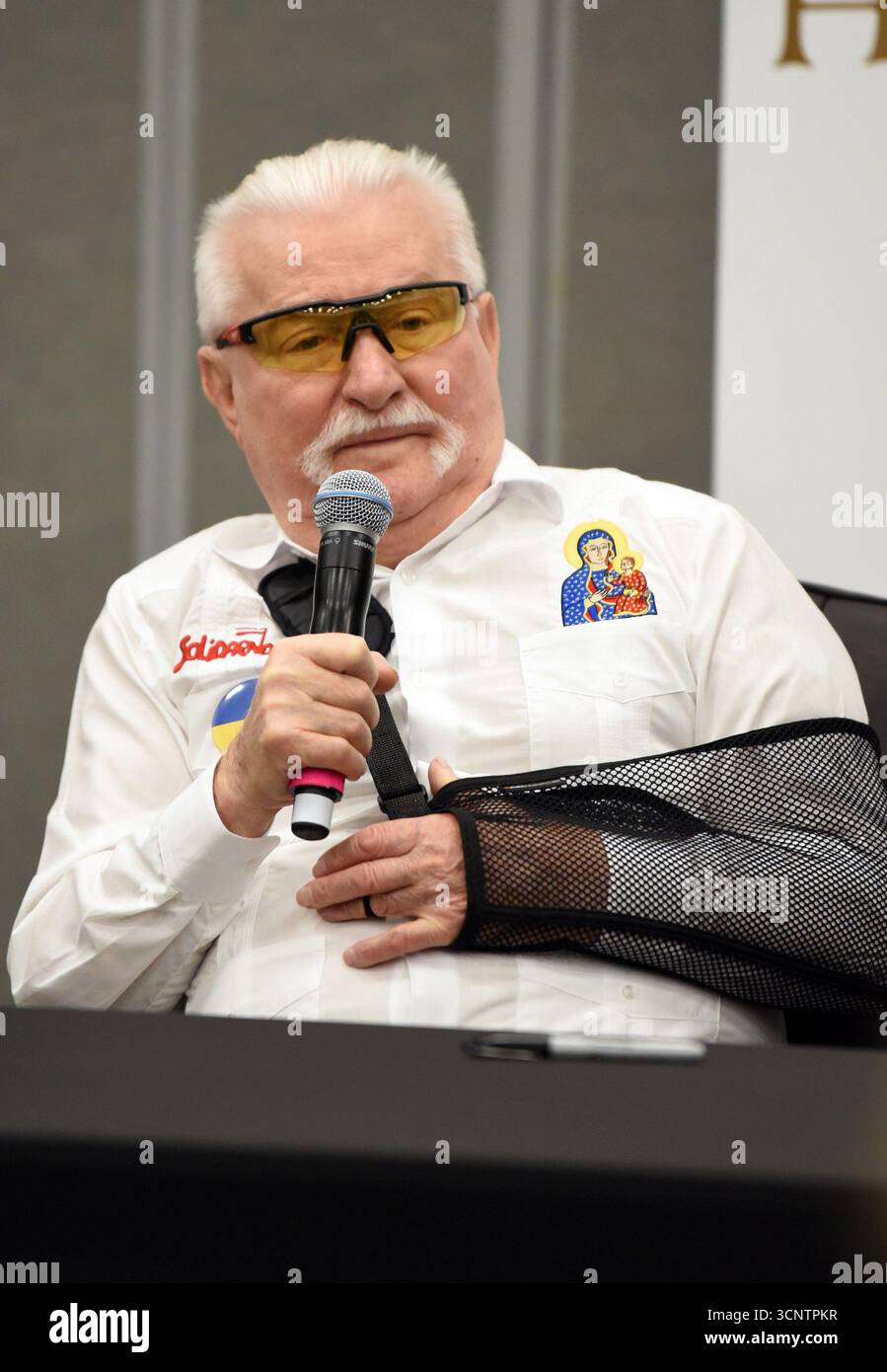 Lech Walesa at a public appearance for An Evening with Former Polish ...