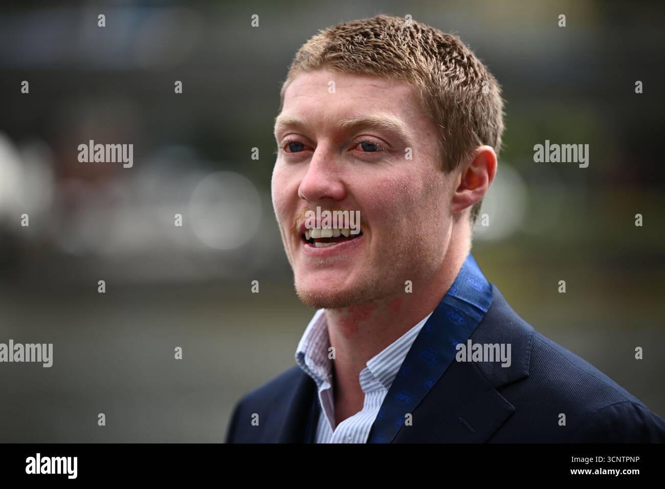 Charles Brownlow Medal winner Matt Rowell of the Suns speaks to media ...