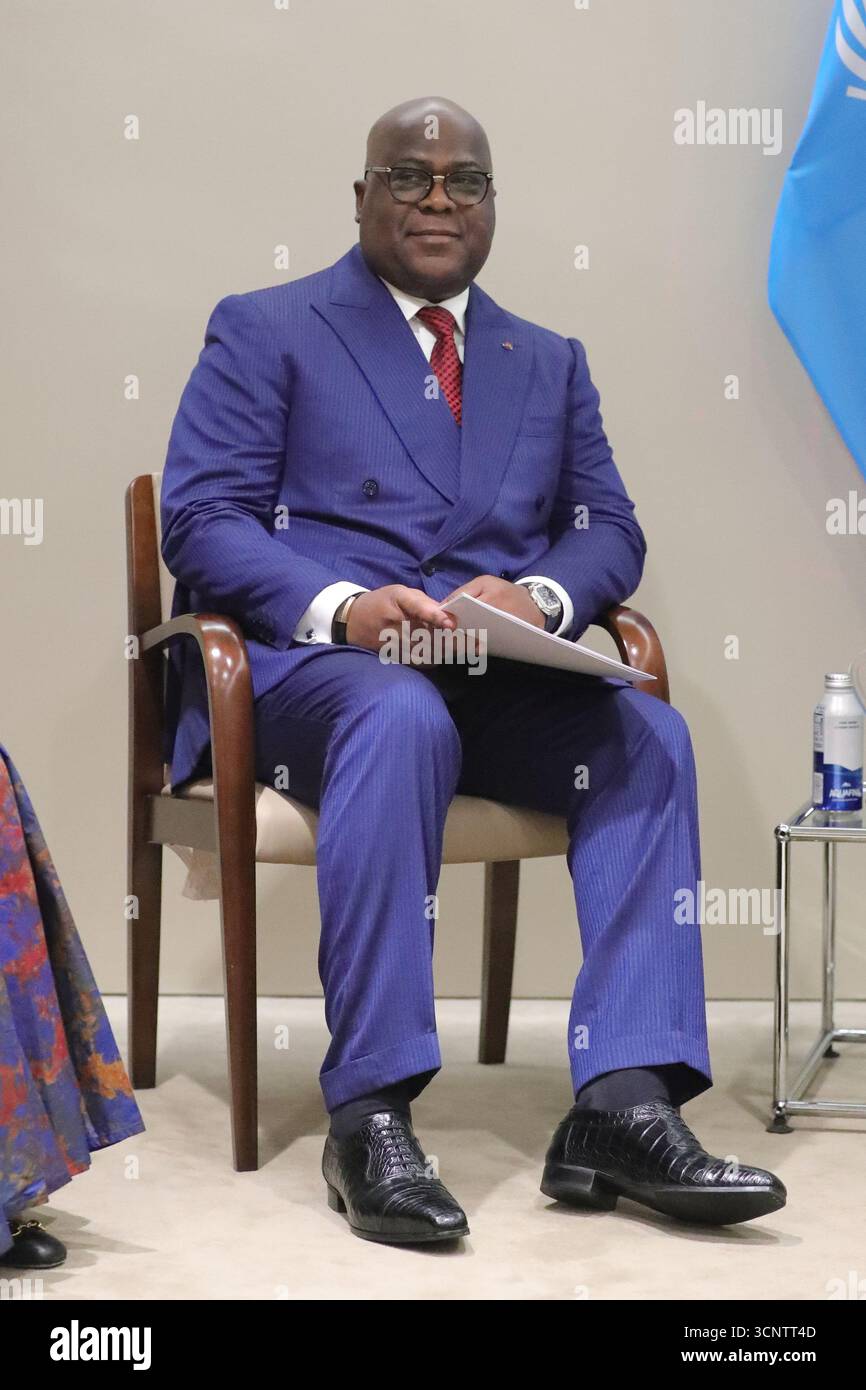 NEW YORK, NY – SEPTEMBER 22: Democratic Republic of the Congo President ...