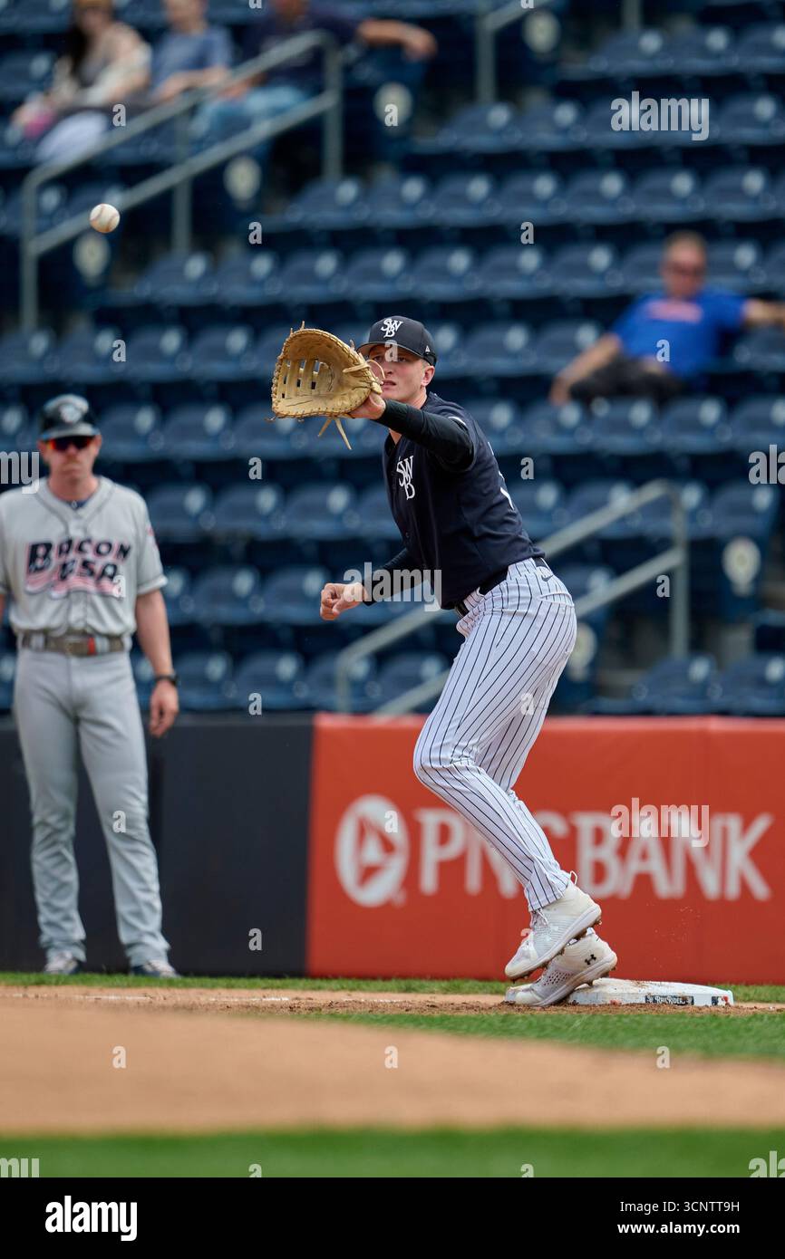 Scranton/Wilkes-Barre RailRiders first baseman T.J. Rumfield (34 ...