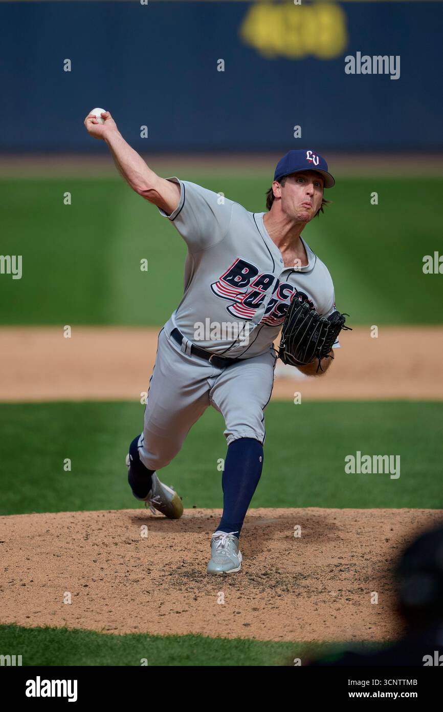 Lehigh Valley IronPigs pitcher Lucas Sims (46) during an MiLB ...