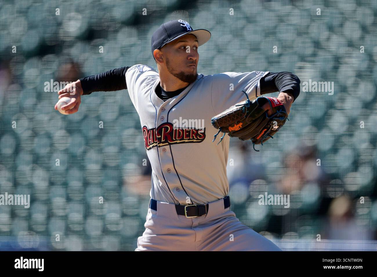 Scranton/Wilkes-Barre RailRiders pitcher Elmer Rodriguez-Cruz (29 ...