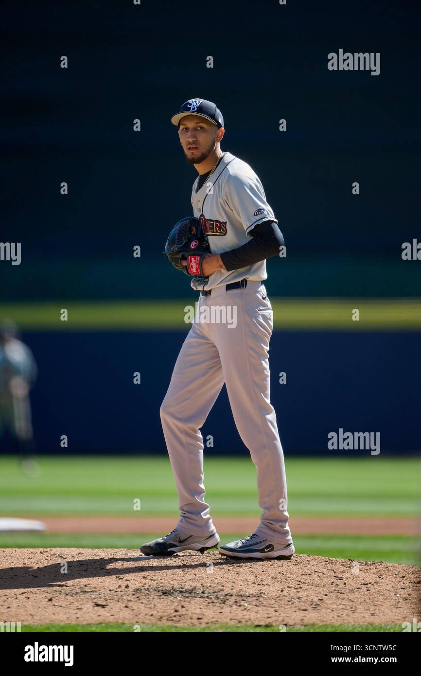 Scranton/Wilkes-Barre RailRiders pitcher Elmer Rodriguez-Cruz (29 ...