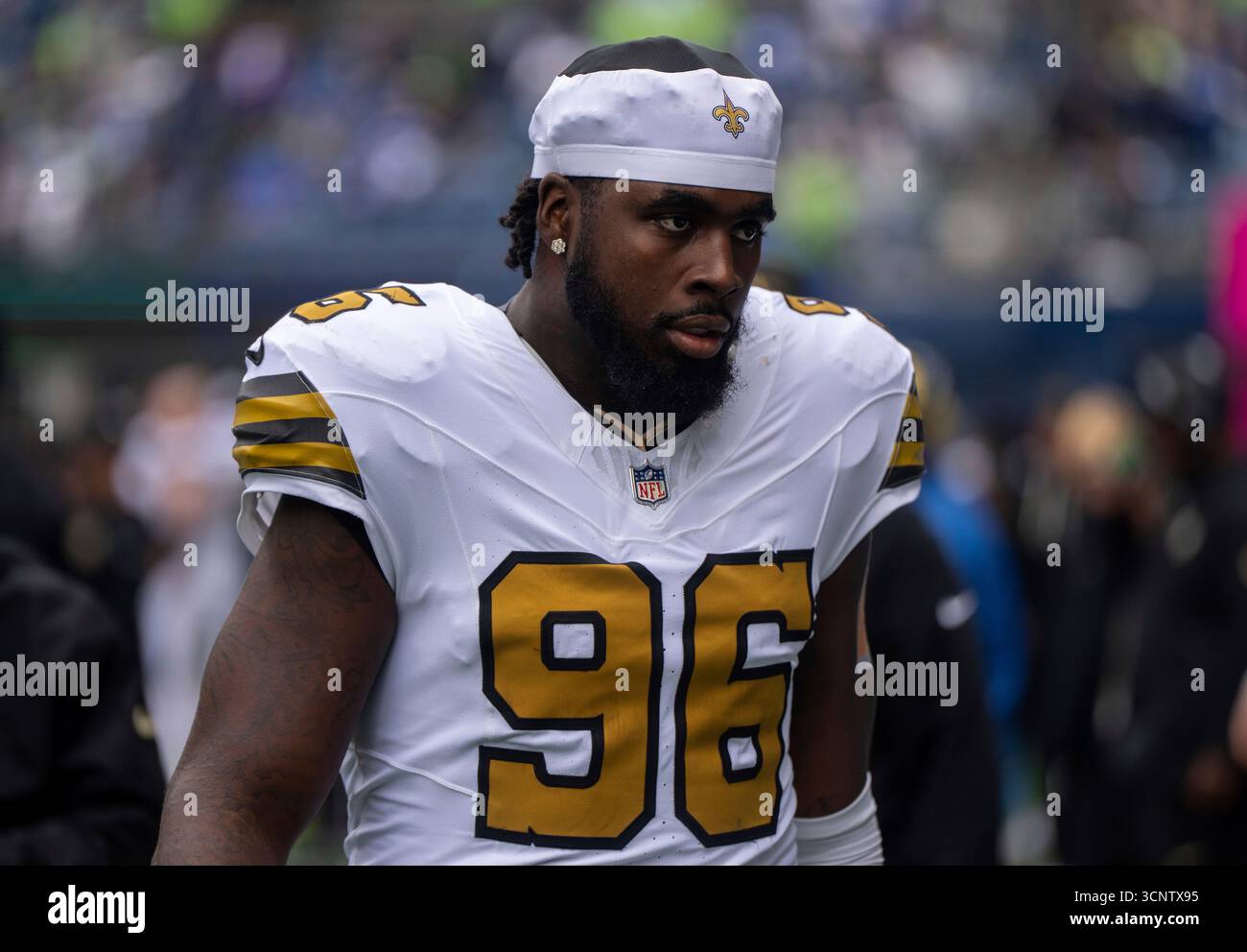 New Orleans Saints defensive lineman Carl Granderson is pictured on the ...