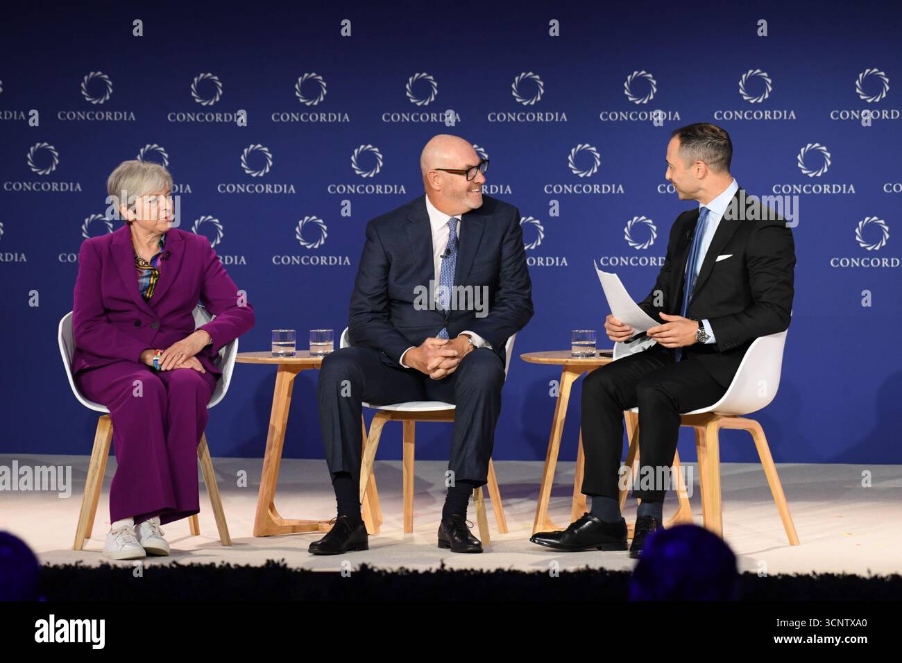 Baroness May of Maidenhead, Theresa May, John Schultz and Brian Sozzi ...