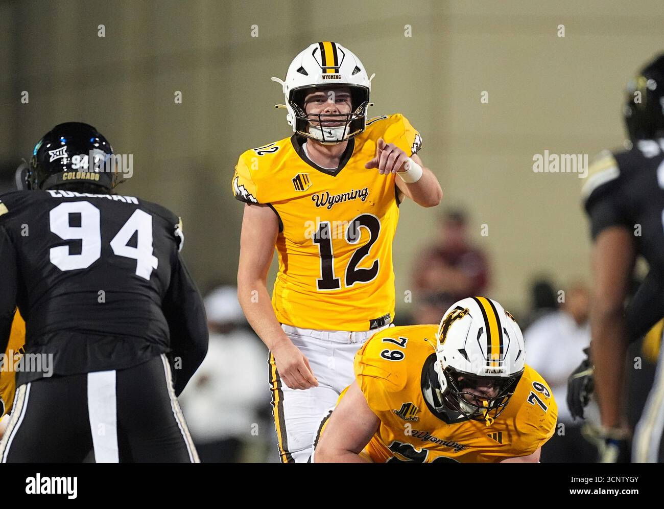 Wyoming quarterback Kaden Anderson (12) in the second half of an NCAA ...