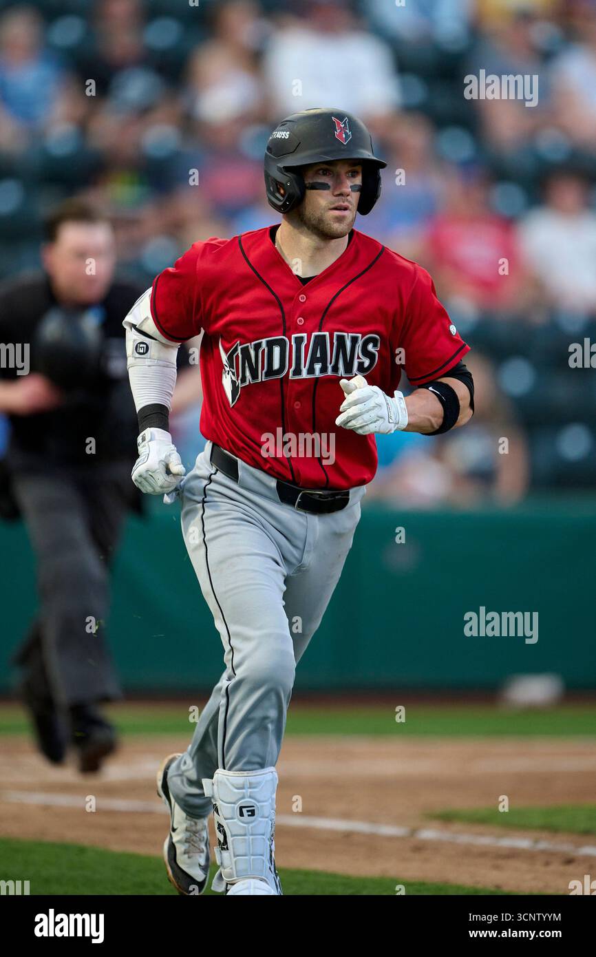 Indianapolis Indians Brett Sullivan (13) running the bases during an ...