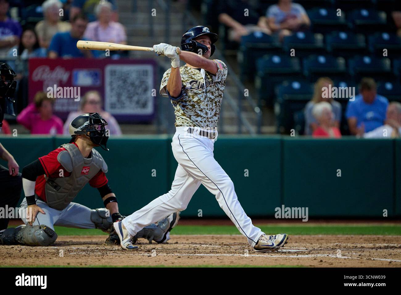 Columbus Clippers Petey Halpin (8) bats during an MiLB International ...