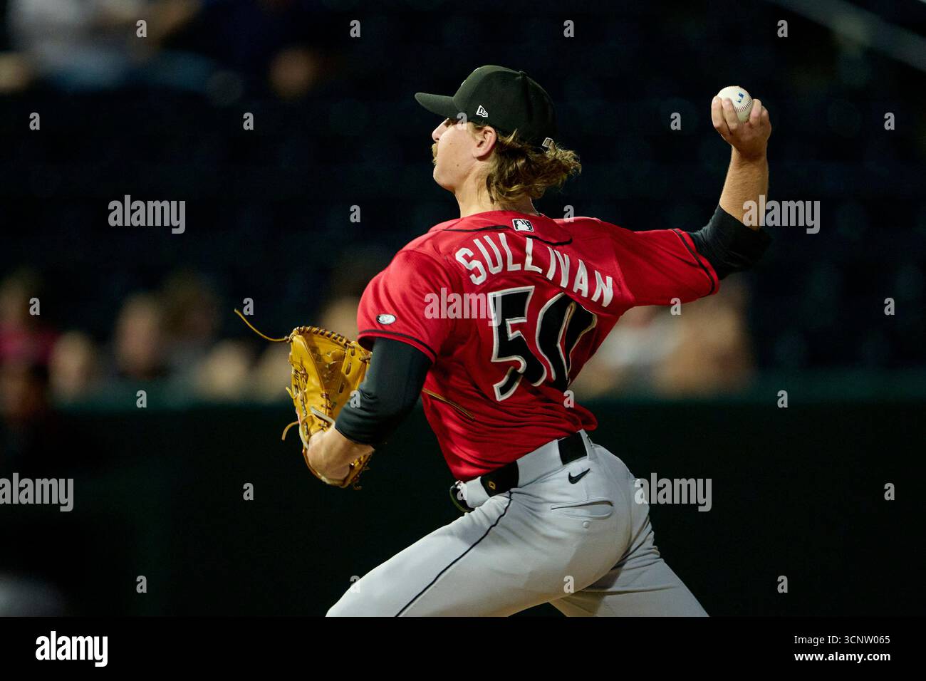 Indianapolis Indians pitcher Sean Sullivan (50) during an MiLB ...