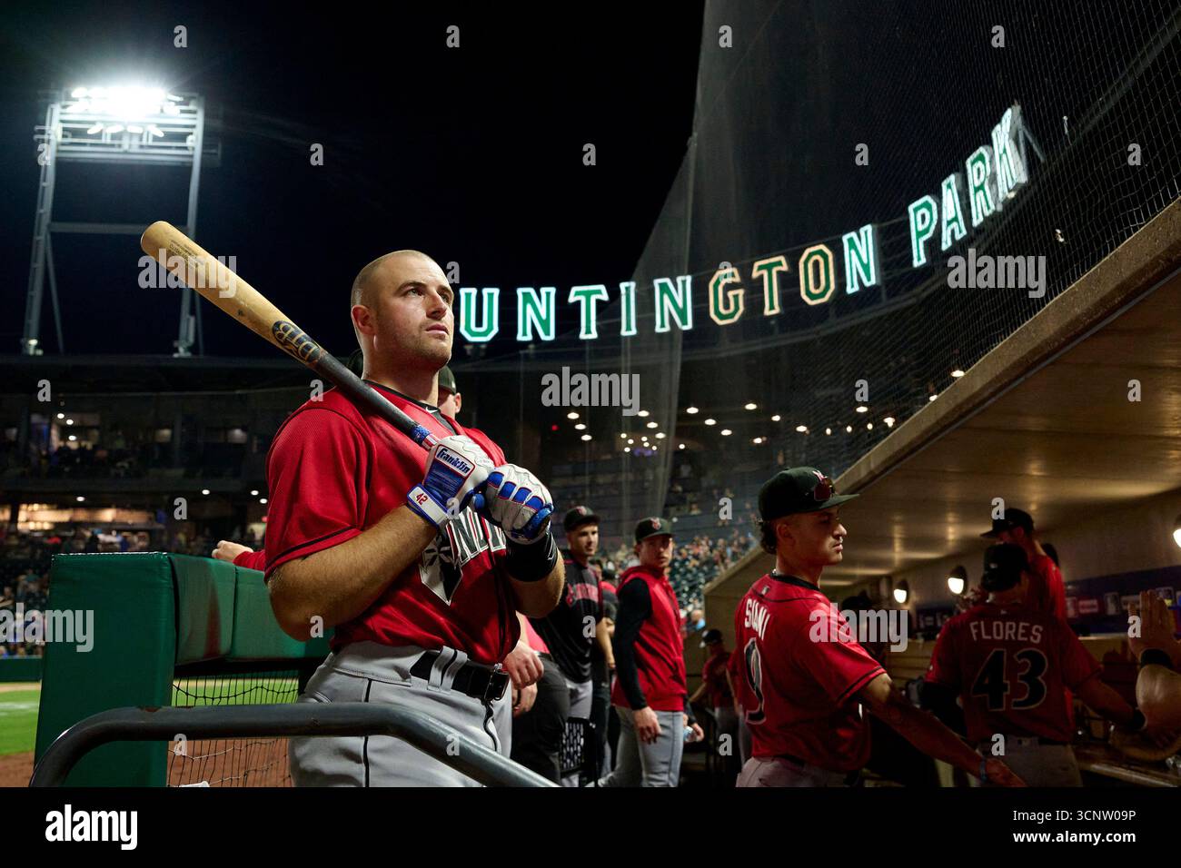 Indianapolis Indians Anthony Prato (31) in the dugout during an MiLB ...