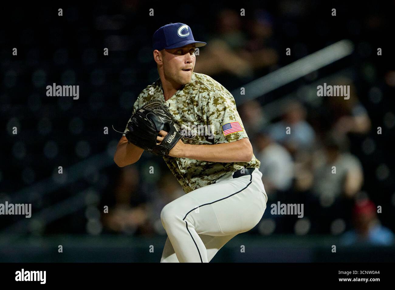 Columbus Clippers pitcher Jack Leftwich (48) during an MiLB ...