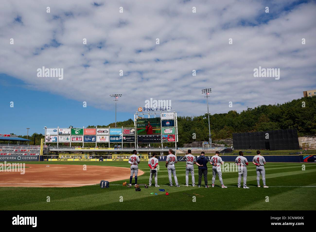 Lehigh Valley IronPigs Rodolfo Castro (29), Rafael Lantigua (0), Chris ...