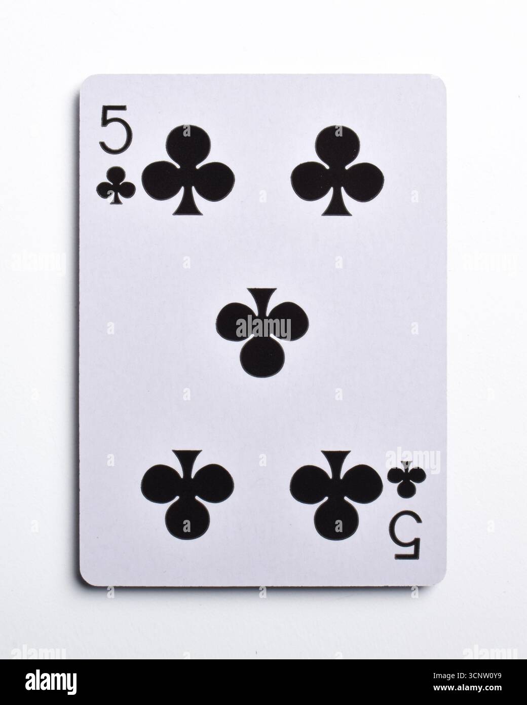 Five clubs playing card hi-res stock photography and images - Alamy