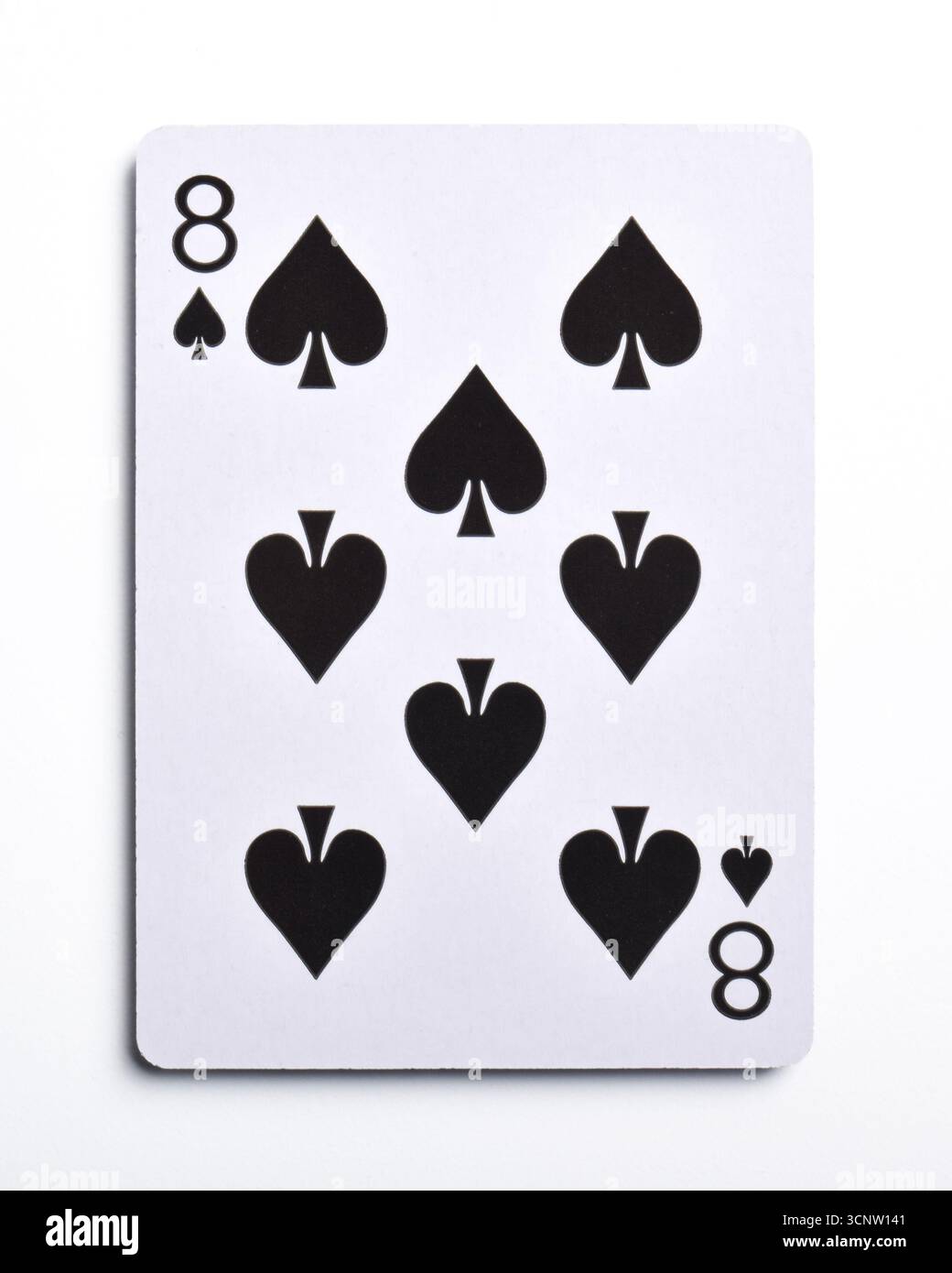 Playing card eight spades hi-res stock photography and images - Alamy