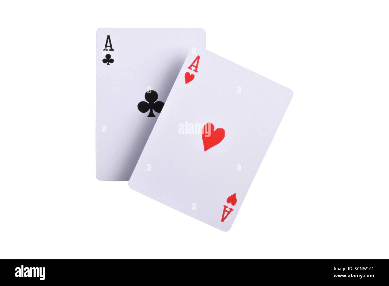 Single poker card on Cut Out Stock Images & Pictures - Alamy