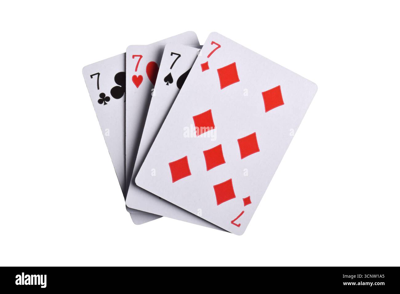 Playing cards isolated on white background Stock Photo - Alamy