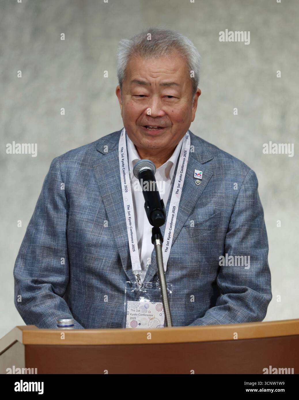 Chairman of Nippon Telegraph and Telephone (NTT) Jun Sawada attends the ...