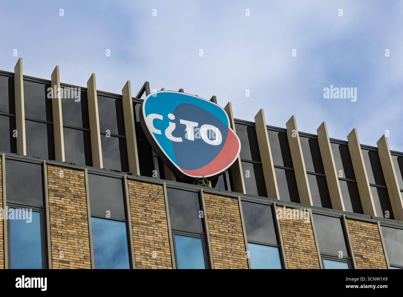 Cito logo on the office building, the Institute for Test Development ...