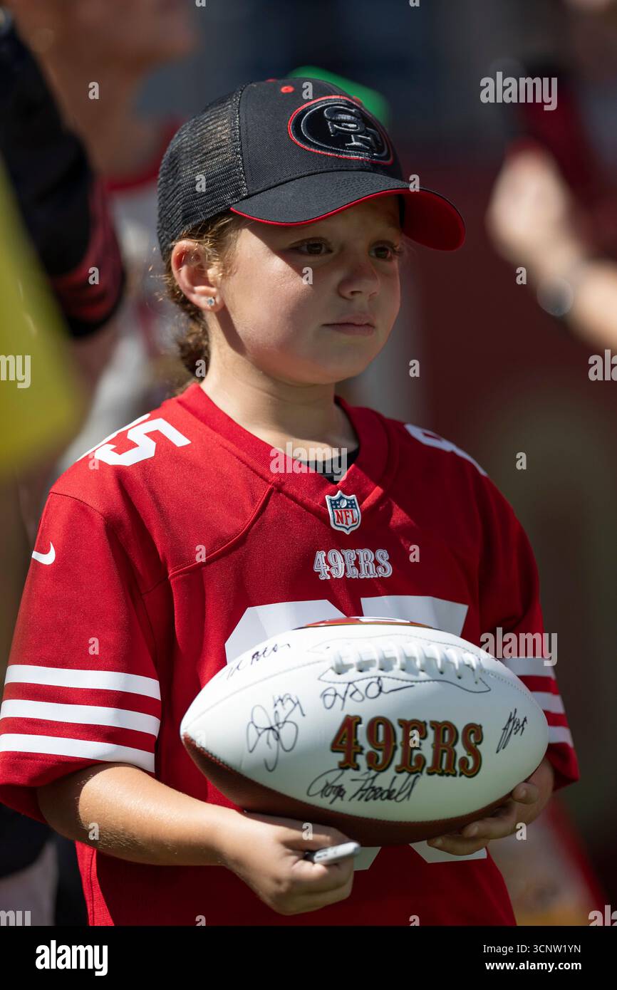 Sept 21, 2025; Santa Clara, California, USA; A young San Francisco ...
