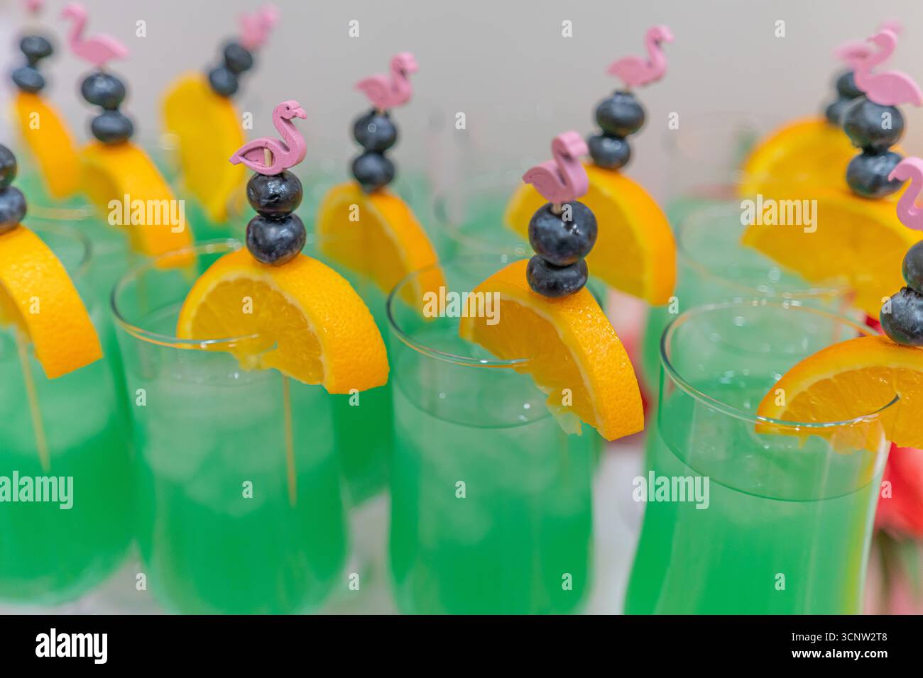 non Alcoholic Mocktails at party celebrations Stock Photo - Alamy