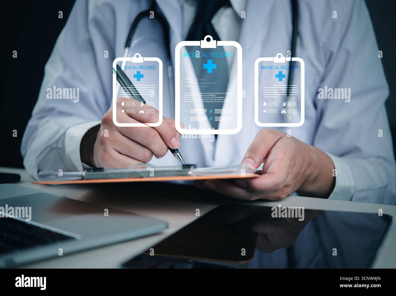 Ai in medical documentation hi-res stock photography and images - Alamy