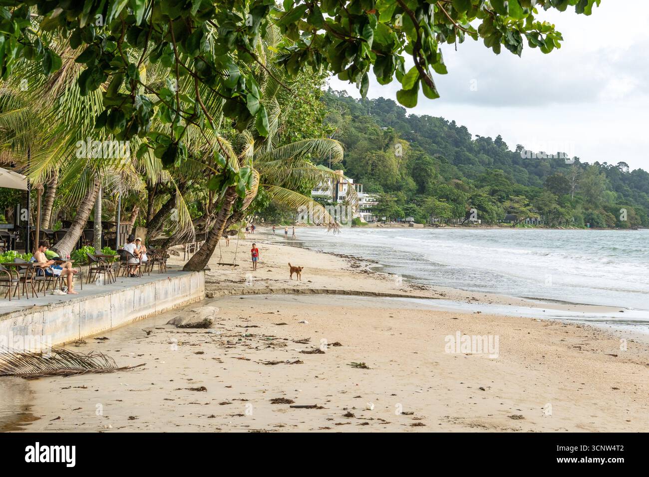 Koh Chang, Thailand. 21st Sep, 2025. A view of Klong Prao Beach before ...