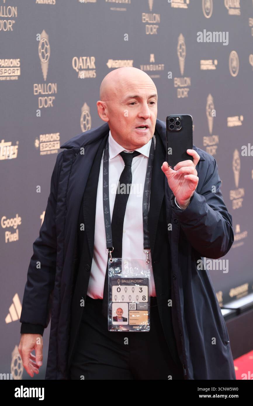 Paris, Íle-de-France, France - 22nd September 2025: The journalist ...