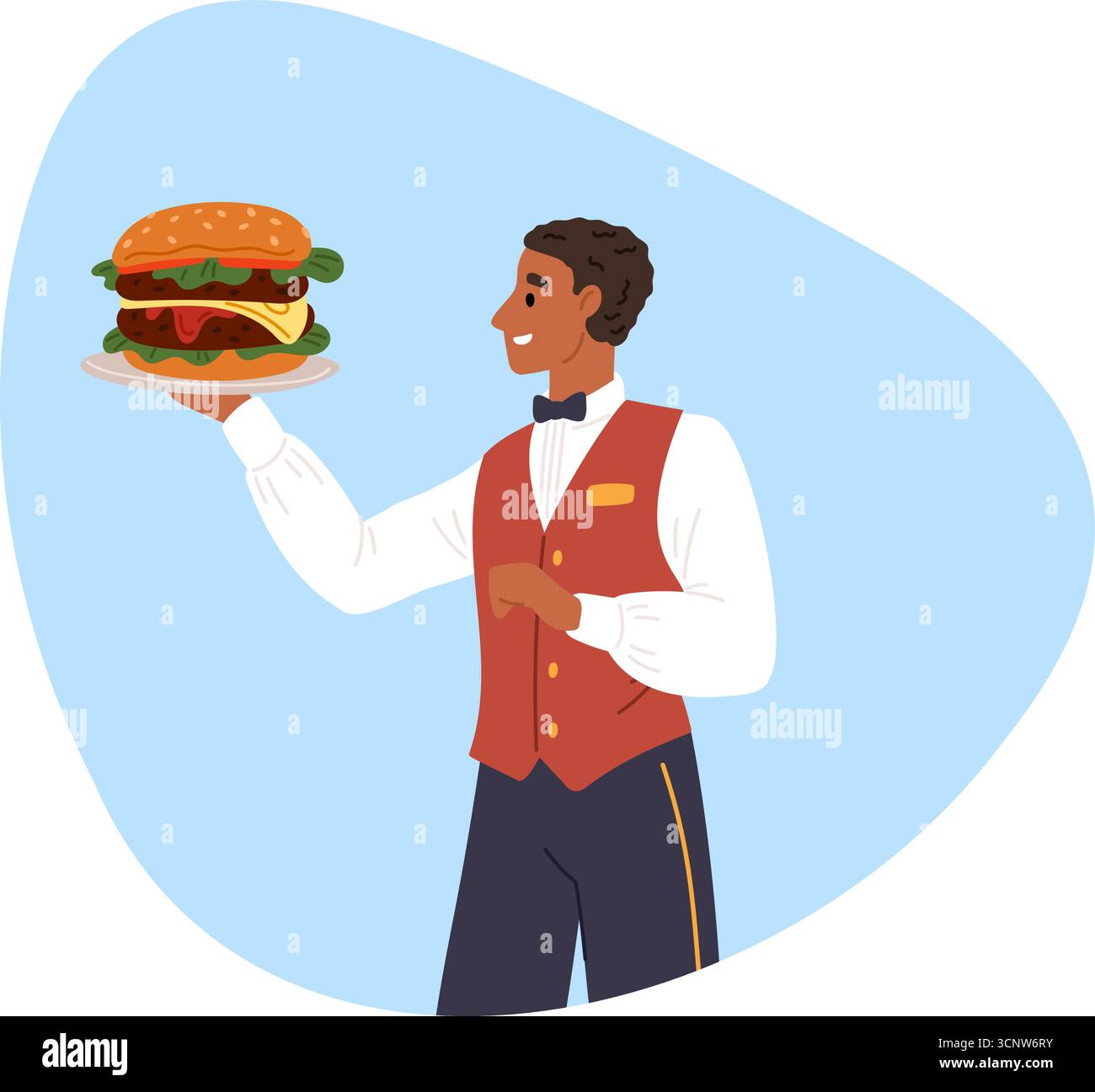 Burger offers Stock Vector Images - Alamy