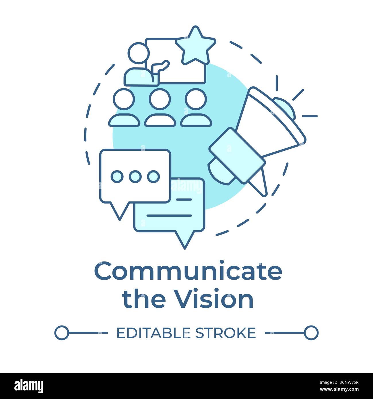 Communicate vision Cut Out Stock Images & Pictures - Alamy