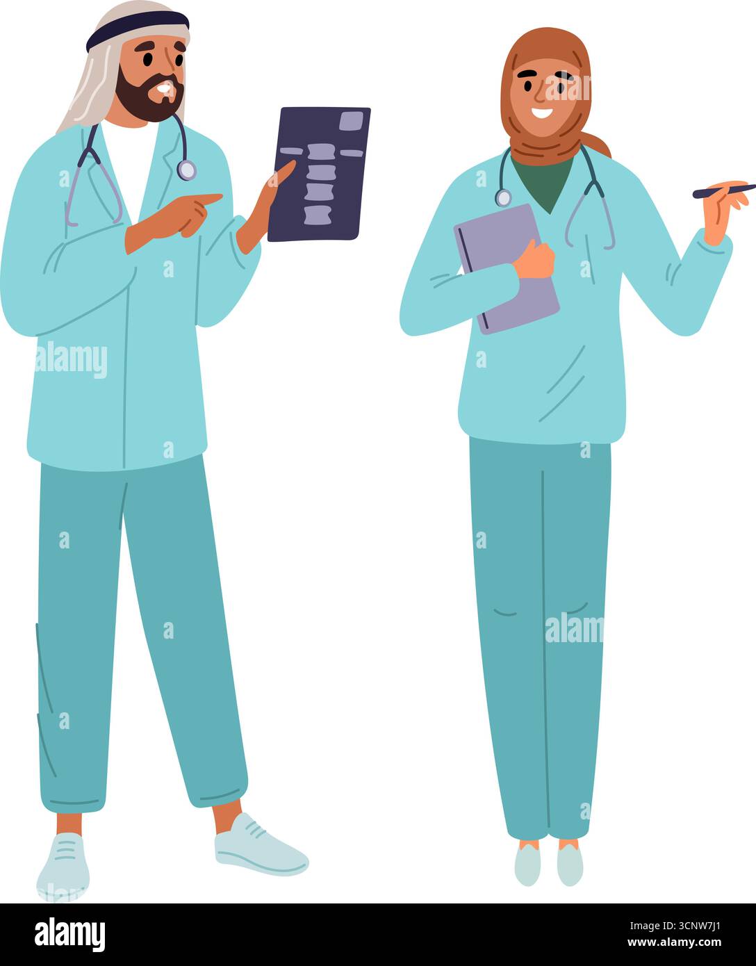 Muslim doctors Stock Vector Images - Alamy