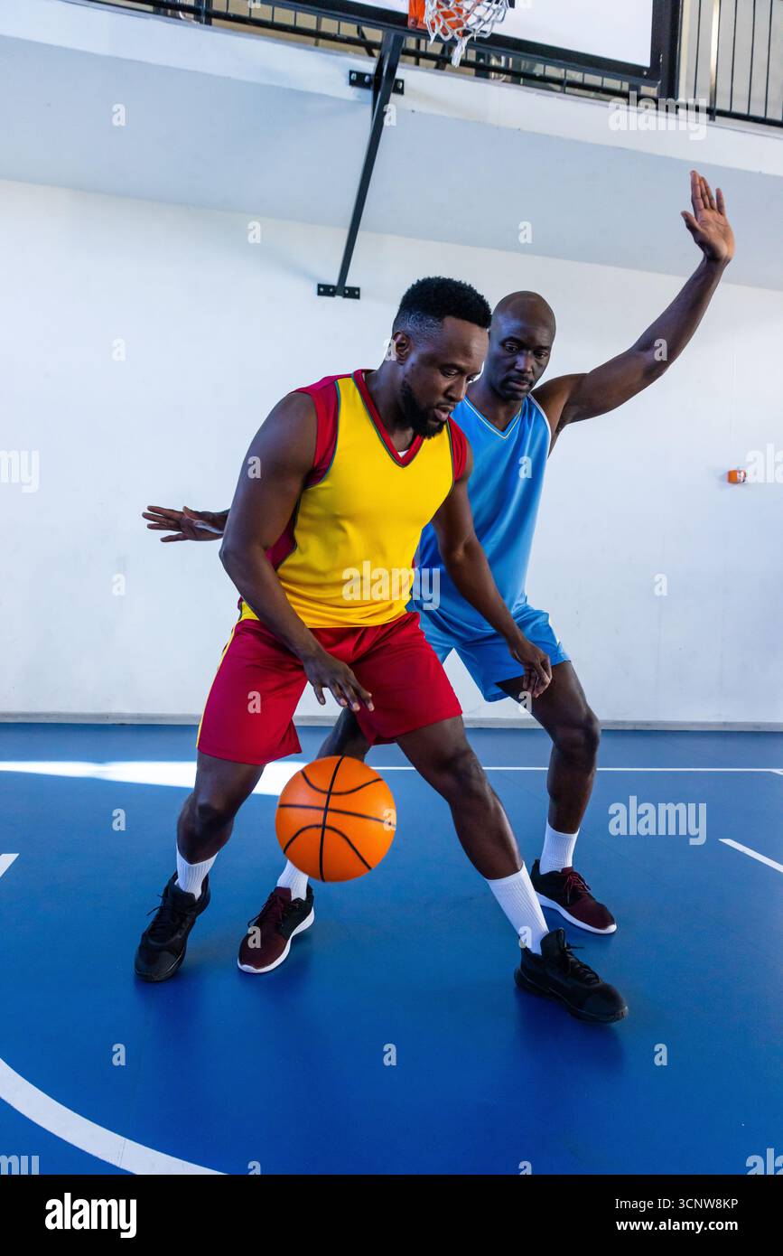 African basketball players competing in hi-res stock photography and ...