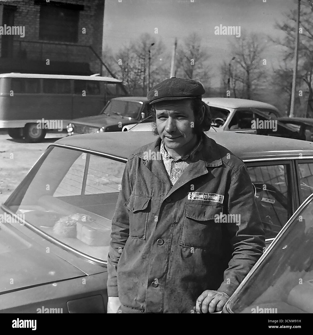 A warm and friendly archival portrait from the 1980s shows a kind-faced ...