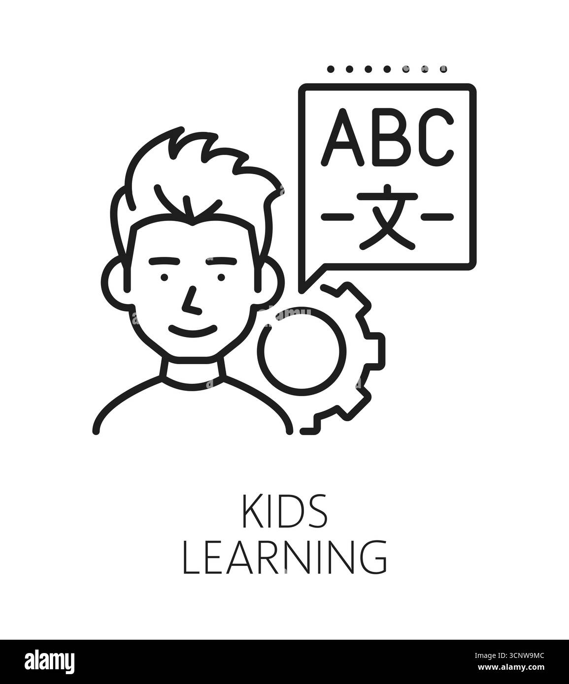 Kid sign language Black and White Stock Photos & Images - Alamy