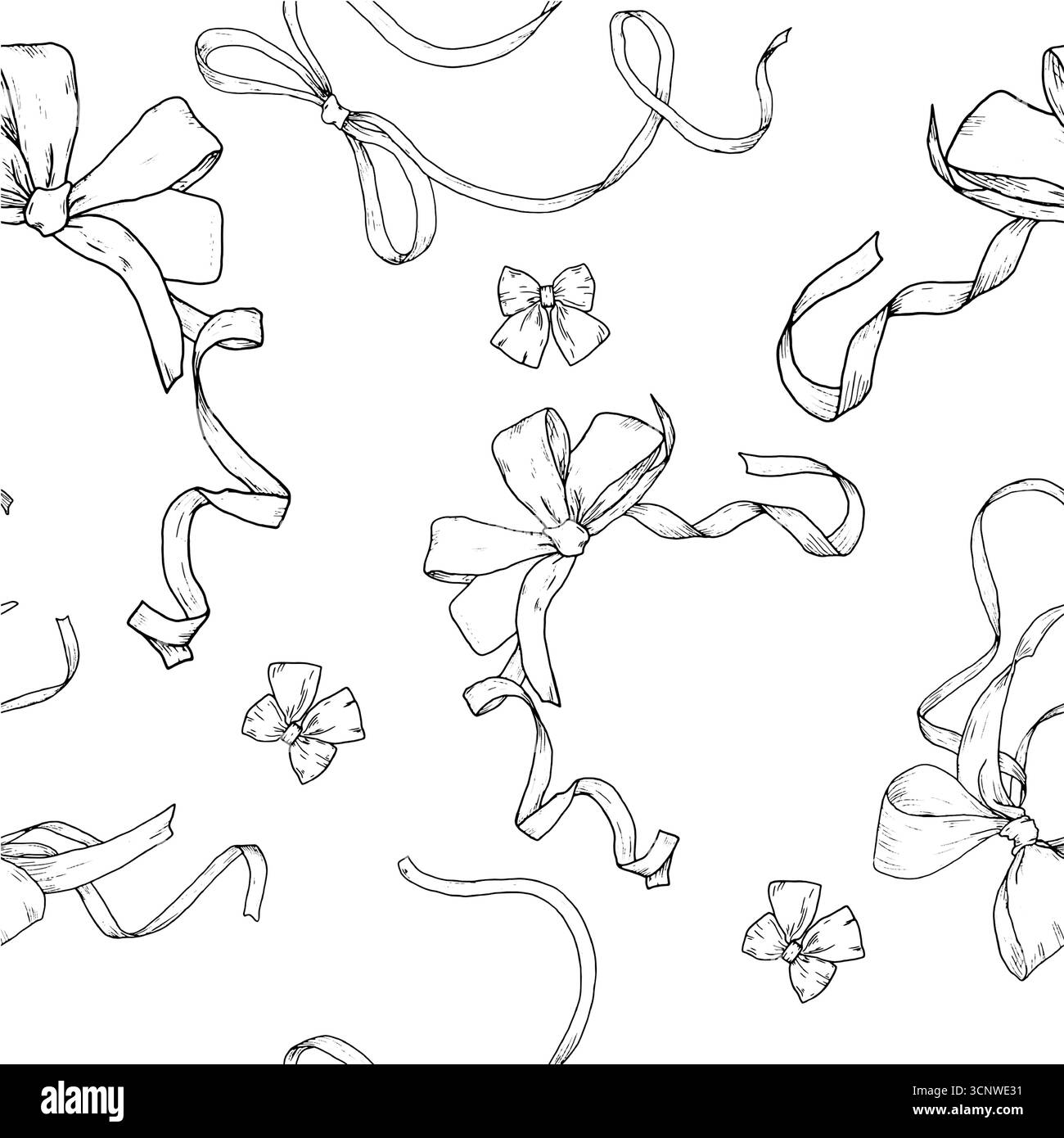 Seamless pattern tie bow Stock Vector Images - Alamy