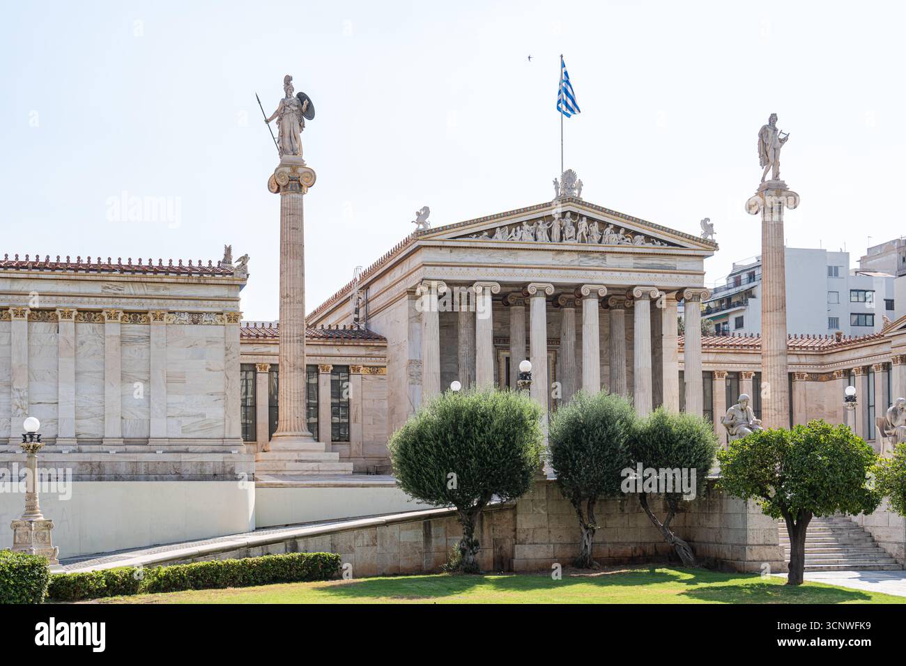The stunning view of neoclassical architecture in Athens features ...