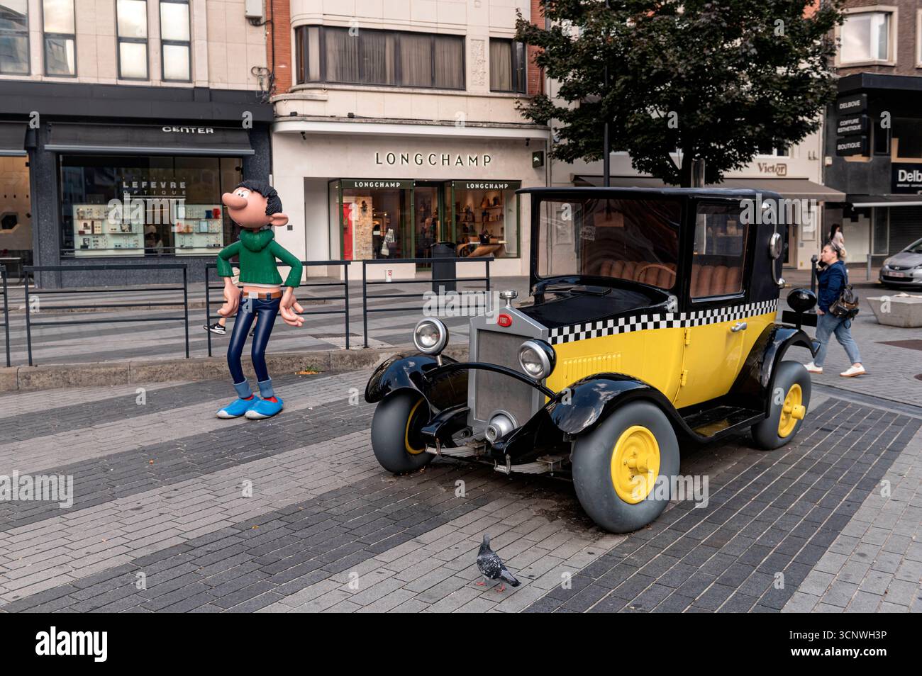 Charleroi Belgium September 2025 Cartoon character Gaston Lagaffe aka ...